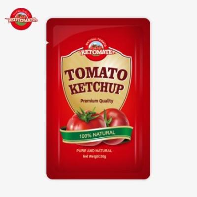 China OEM 50g Small Bag Of Tomato Paste With Factory Price China Factory Direct Sales for sale