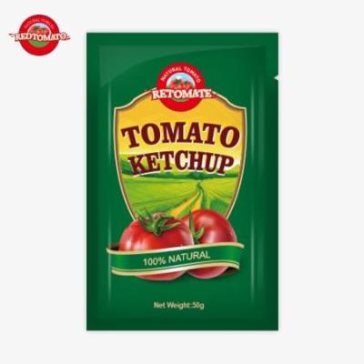 China Premium 50g Ketchup Sachets From China, Certified By ISO, HACCP, And FDA, Available At Factory Prices for sale