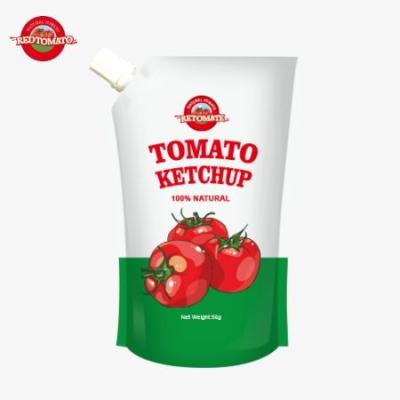 China ISO-Standard 56g Pure Natural-Flavored Ketchup Sachets, Conforming To International Production Norms for sale