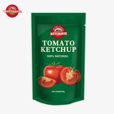 China 56g Natural-Flavored Ketchup Sachets OEM-Standard  Compliant With International Production Norms for sale