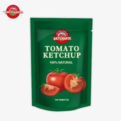 China 70g Ketchup Sachet With A Pure Natural Flavor Is Factory-Priced And Meets International Standards for sale