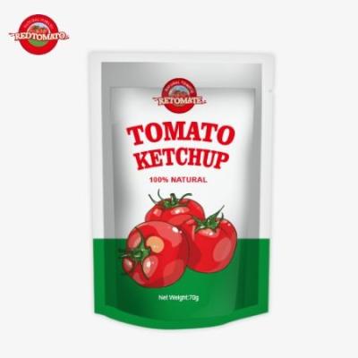 China Convenient 70g Sachets Ketchup Meeting International Standards Offered At Factory Prices for sale