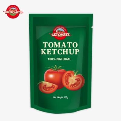 China OEM 200g Sachet Ketchup Pure Natural Flavor Perfect For China Factory Price for sale