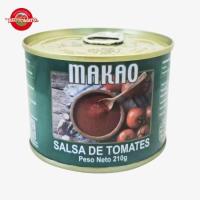 China MAKAO 210g Canned Salsa De tomates Brix9-11% for sale