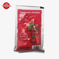 China LAFE Brand High-Quality Tomato Paste Sachets Available Designs Double Concentrated And Weighing 50g Brix 28–30% for sale