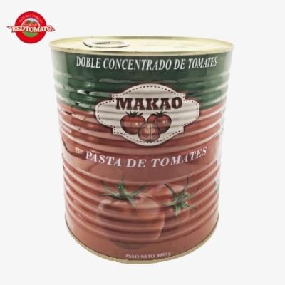 China MAKAO High-Concentration Tomato Paste  3000g Can Brix 28-30% for sale