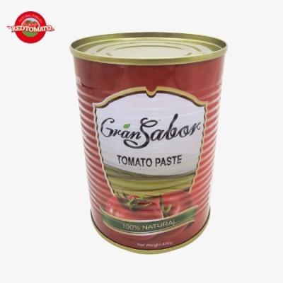 China Gransadon 400g Canned Tomato Paste (Brix 24%-26%) – OEM Supported With Custom Packaging Design for sale