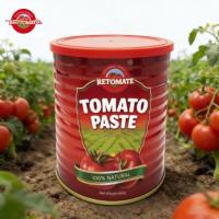 China Retomate Own Brand 400g Canned Tomato Paste  Custom Brand & Packaging Design Supported for sale