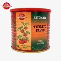 China Retomate Own Brand 800g Canned Tomato Paste Premium Brand & Custom Packaging Design for sale