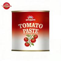 China Premium Canned Tomato Concentrate Enclosed In 70g Tin With User-Friendly Easy-Open Lid for sale