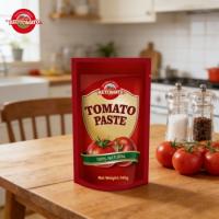 China 140g Stand-Up Sachet Sweet And Sour Tomato Paste 26%-28% Purity - OEM Available for sale