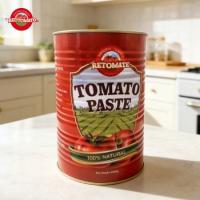 China High Quality RETOMATE Tomato Paste With 4500g Bulk Packaging 28-30 Brix Packaged Type for sale