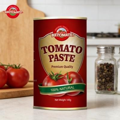 China Retomate Premium Gourmet Tomato Paste | 140g Easy-Open Tin (New Improved Version) for sale