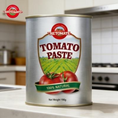 China OEM 198g Canned Tomato Paste - Meet ISO HACCP BRC FDA Production Standards for sale