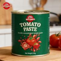 China 210g Tomato Paste Meets International Quality Standards ISO HACCP BRC FDA for sale