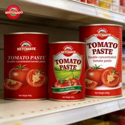 China 400g Canned Tomato Paste - Compliant With Highest International Food Safety Standards for sale