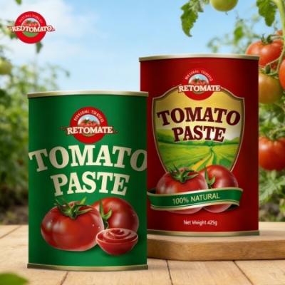 China Factory Export 425g Canned Tomato Paste - Adheres To ISO HACCP FDA Global Standards for sale