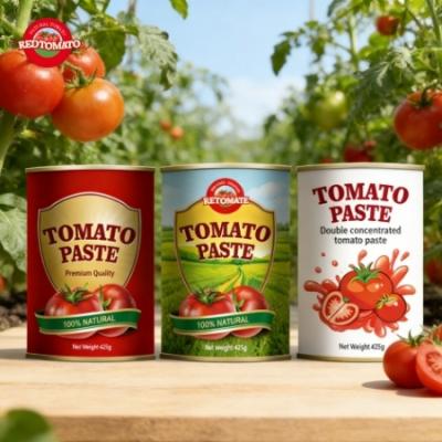 China 425g Canned Tomato Paste Conforms To ISO HACCP BRC & FDA Global Regulations for sale