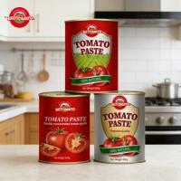 China Premium 850g Canned Tomato Paste with 28-30% Brix Concentration and ISO Certification for sale