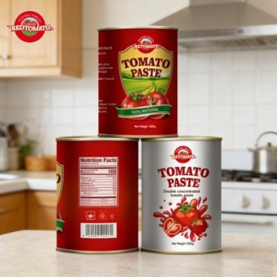 China 1000g ISO Certified Canned Tomato Paste with Sweet and Sour Taste for Enhanced Culinary Creations for sale