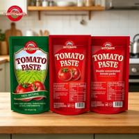 China 50g Stand-Up Sachet Tomato Paste ISO HACCP BRC Certified Triple Concentrated for sale
