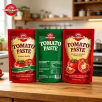 China 50g Triple Concentration Stand-Up Sachet Tomato Paste with ISO, HACCP, BRC, FDA Certification for sale