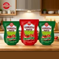 China Premium Wholesale Stand-up Sachet Tomato Paste Comes In 56g And 70g Specifications, Crafted With Pure Tomatoes And No Additives for sale