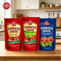 China Sweet And Sour Double Concentrated 70g Stand Up Sachet Tomato Paste for sale
