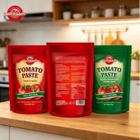 China 80g Triple Concentrated Sachet Tomato Paste with ISO, HACCP, BRC, FDA Certification for Convenient Usage for sale