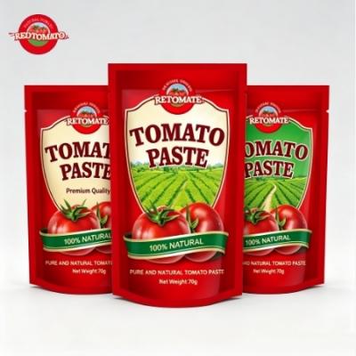 China Customizable OEM Tomato Paste – 70g Retomate  Sachet for sale