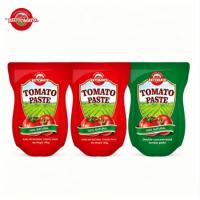 China 1100g Stand-Up Sachet Tomato Paste with Triple Concentration and ISO HACCP BRC Standards for sale