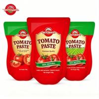 China 1100g Stand Up Sachet Tomato Paste with Triple Concentration and ISO, HACCP, BRC, FDA Certifications for sale