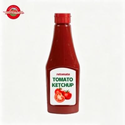 China 340g Bottle Ketchup Sweet and Sour Condiment ISO Certified for Burgers and Fries for sale