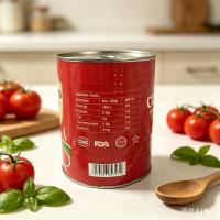 China 3000g Canned Diced Tomatoes with Green Chili Seasoned for Pizza Pasta Sauce and 24-Month Shelf Life for sale