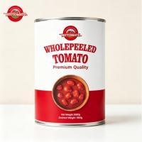 China Organic Whole Peeled Tomatoes 3000g Kosher Halal 6 Tin Carton Bulk Supply for sale
