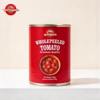 China 400g Whole Peeled Tomatoes Catering Bulk Tin Can Restaurant Food Service Supply for sale