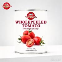 China 400g Organic Whole Peeled Tomatoes Certified Organic Tin Can European Premium Market for sale