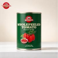 China 400g Whole Peeled Tomatoes Light Brine Tin Can Southeast Asia Retail Distribution for sale