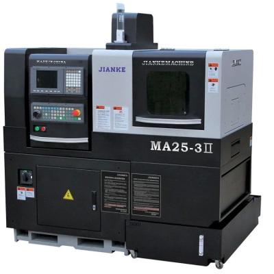 China JIANKE MA25-3II 3 Axis CNC Lathe Swiss Type with 8000rpm/min Spindle Speed Max 25mm Processing Dia and 0.001mm Precision for sale