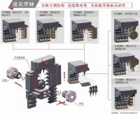 China DT38-6S Double Spindle 6axis Swiss CNC Lathe Machine for sale