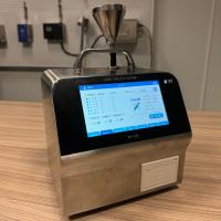 China High Accuracy Air Particle Counter 100L/Min Flow KQ-4100 with 7inch Touch Screen for sale