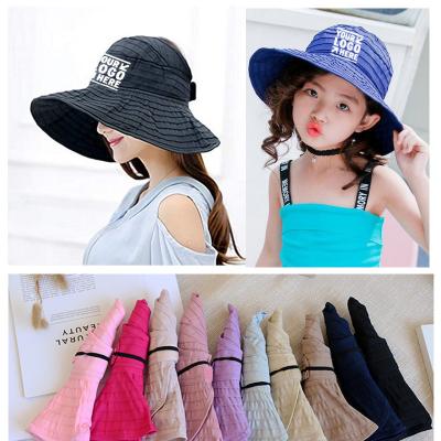 China Outdoor Adjustable Custom Logo  Large Wide Brim Visor Hat for sale