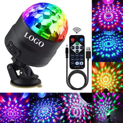 China Custom LOGO Disco Ball Party Lights  USB Sound Activated Party Lights for sale