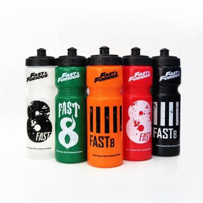 China Custom Logo Reusable Bpa Free Sport Squeeze Bicycle Mountain Bike Cycling Water Bottle Light Weight for sale