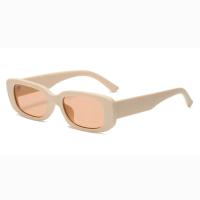 China Classical Retro Women Fashion Square Sun Shades Vintage Rectangle Sunglasses Green Lens Eyewear UV400 for sale