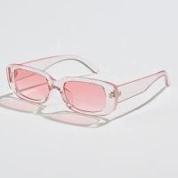 China Classical Retro Women Fashion Square Sun Shades Vintage Rectangle Sunglasses Green Lens Eyewear UV400 for sale