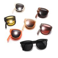 China Plastic Foldable Sun Protection Glasses Custom Brand Logo Printing for sale