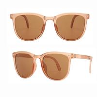 China Plastic Foldable Sun Protection Glasses Custom Brand Logo Printing for sale