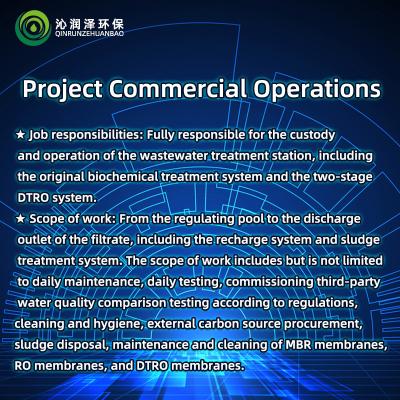 China Emergency treatment and maintenance services for leachate treatment stations in domestic waste landfill sites for sale