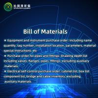 China The process package provides a procurement material list to provide technical support during the procurement phase for sale